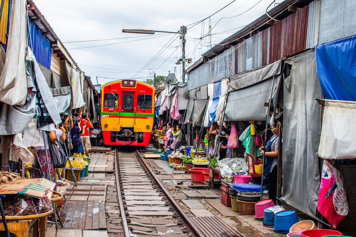 Bangkok Train Market | Asia South East